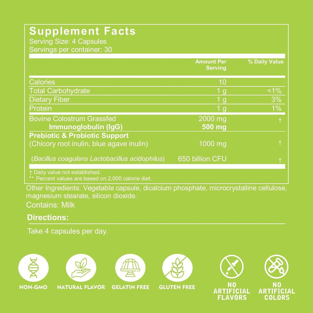 grass fed bovine colostrum for recovery