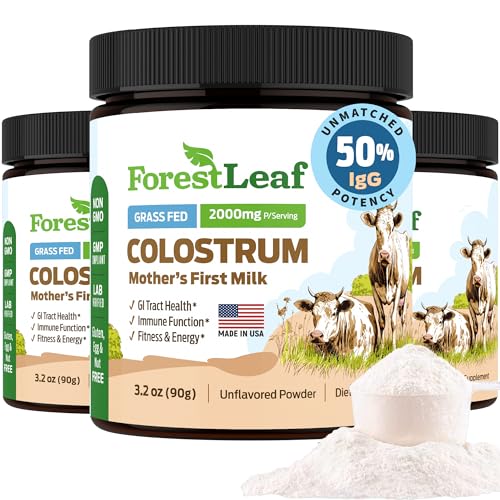 Grass fed bovine colostrum supplement