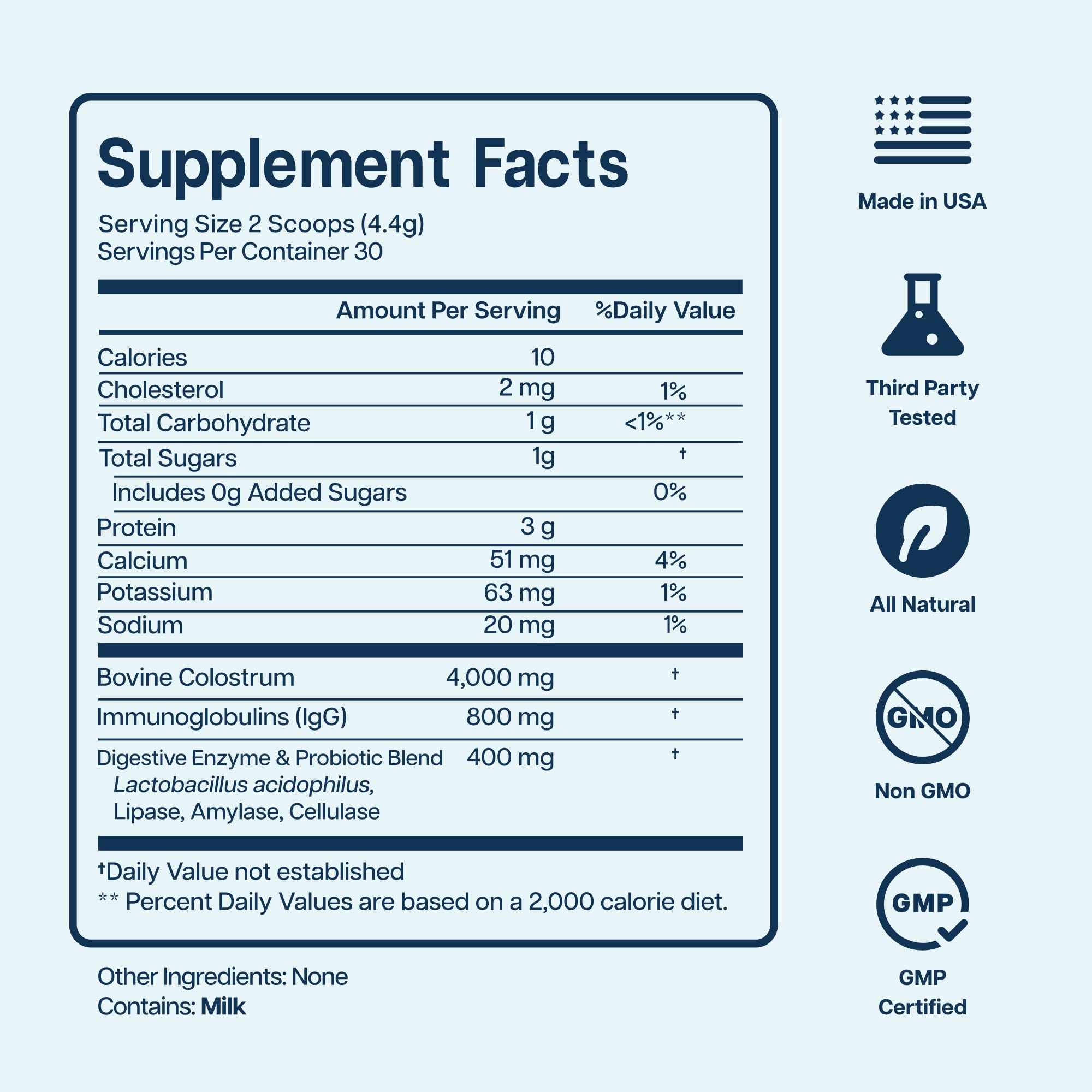 grass fed bovine supplement for families