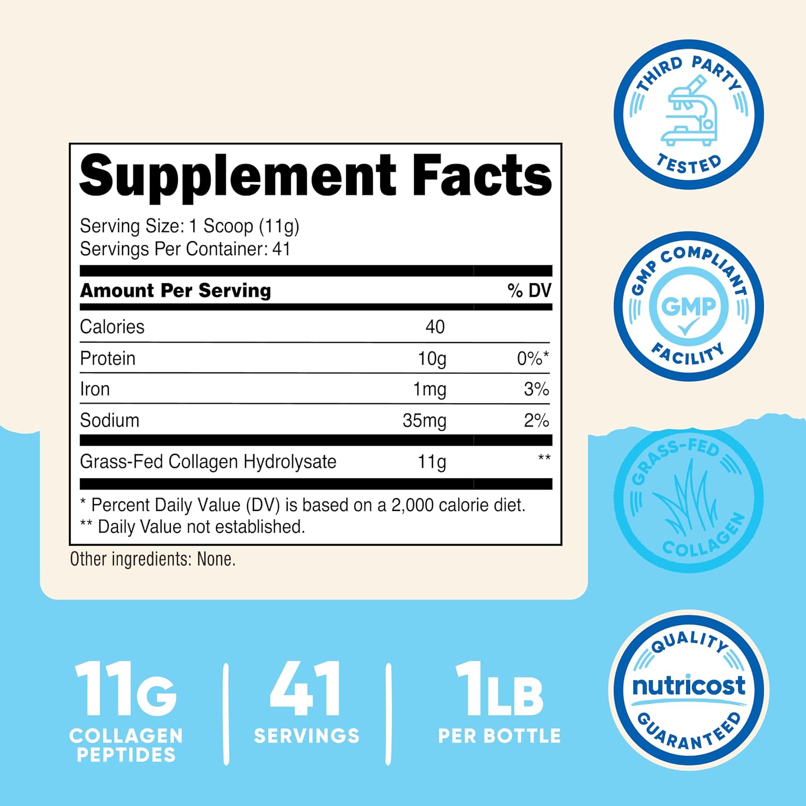 grass fed collagen powder supplement