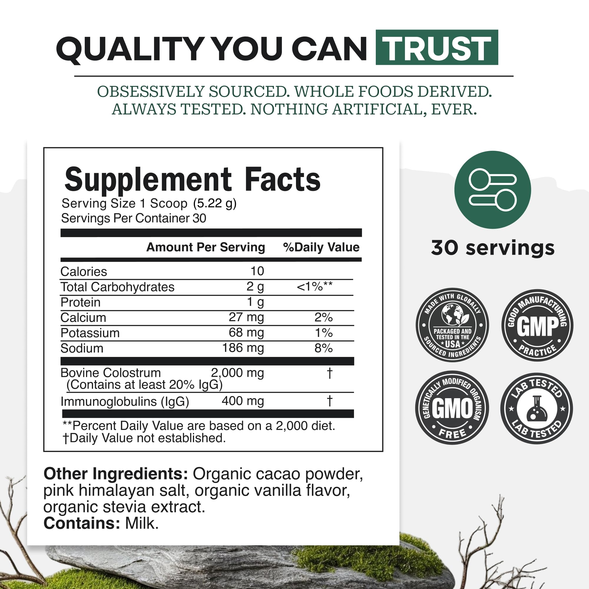 grass fed colostrum for digestive health