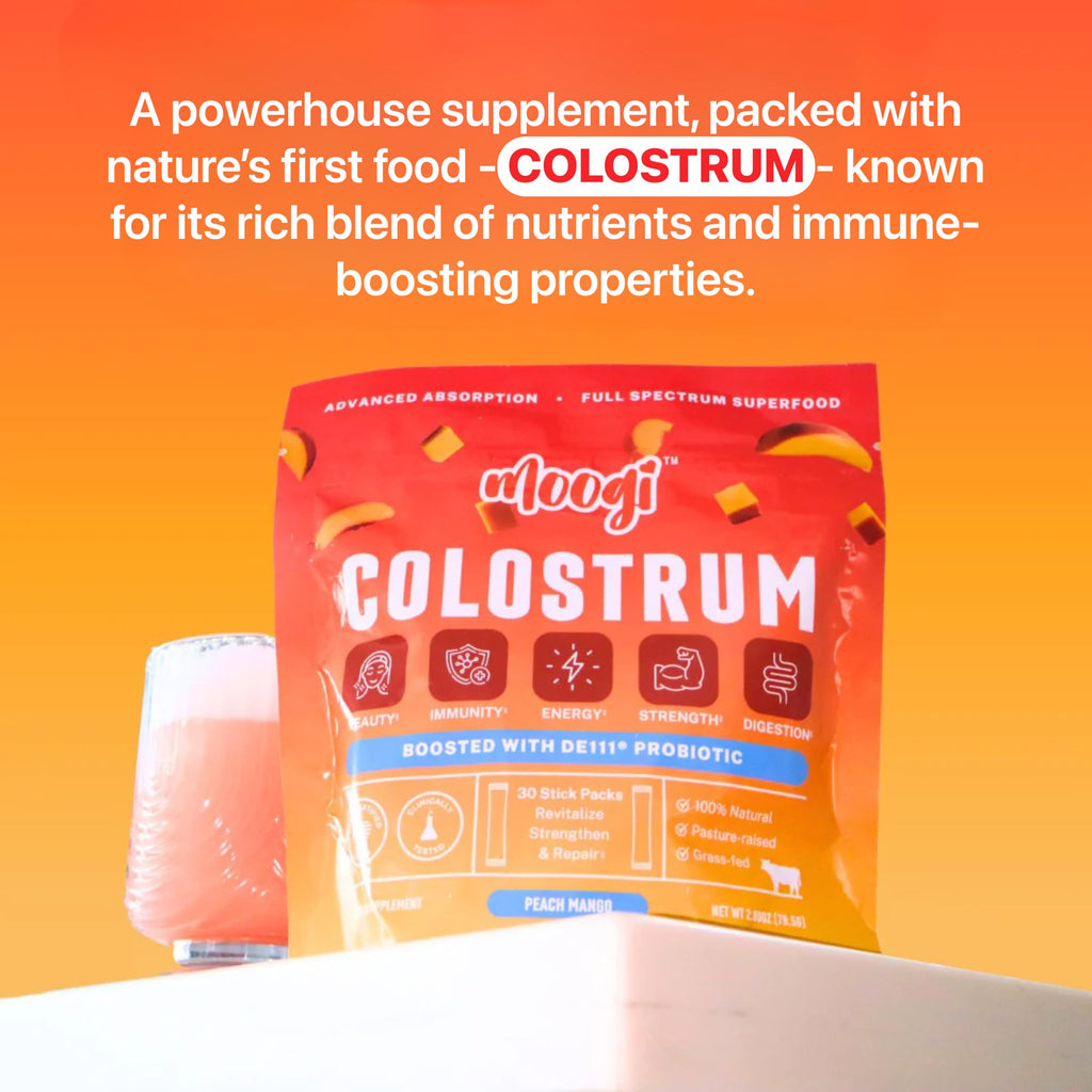 Grass fed colostrum for gut health