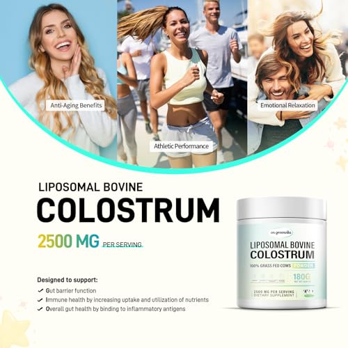 Grass fed colostrum for immune health