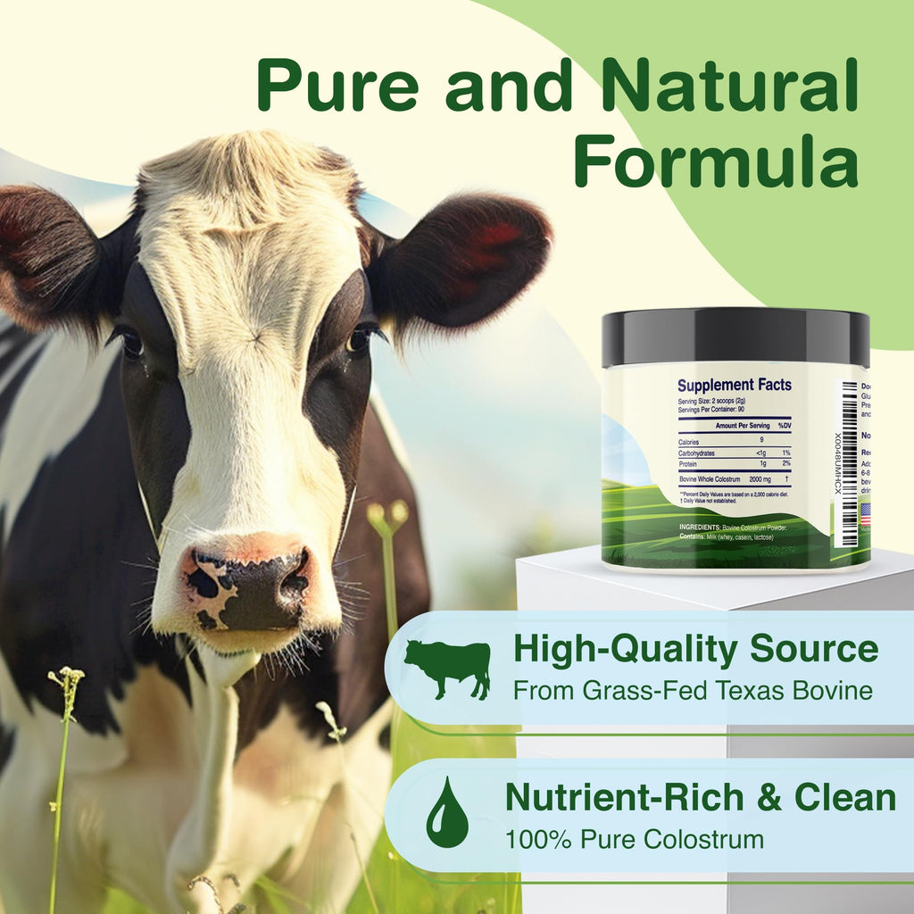 grass-fed colostrum for vitality