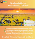 Grass-Fed colostrum powder nutritional benefits