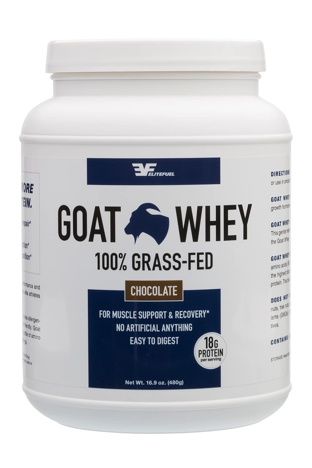 grass-fed goat whey protein chocolate