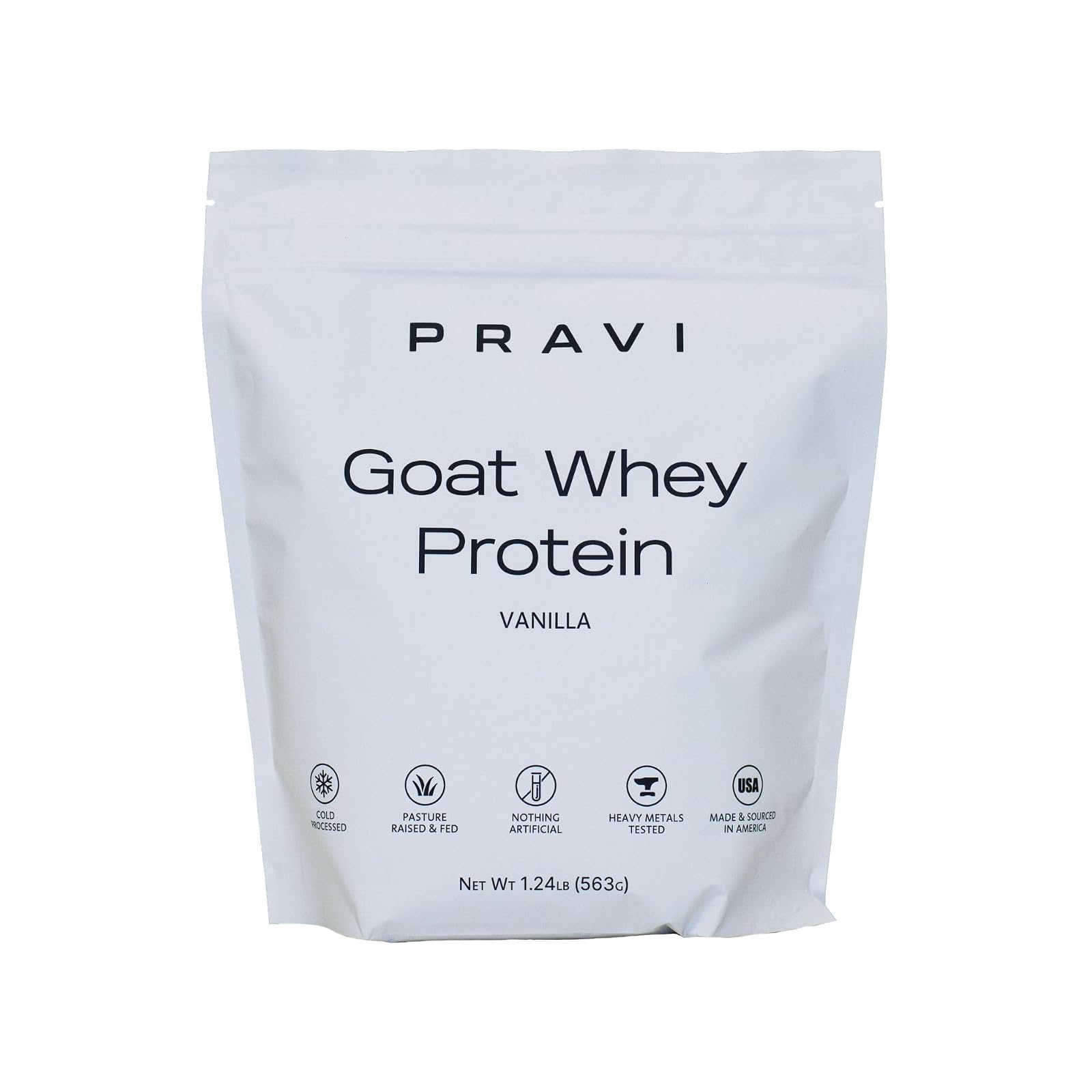 grass-fed goat whey protein powder