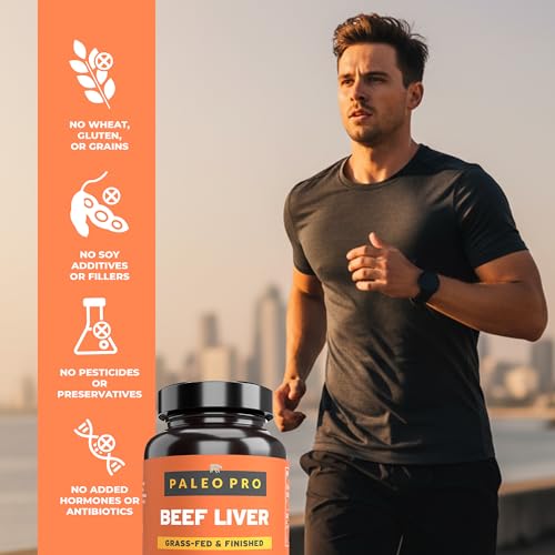 Grass fed liver capsules for daily nutrition