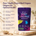 Grass fed liver capsules for vitality