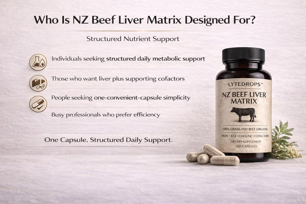 grass fed liver capsules for wellness