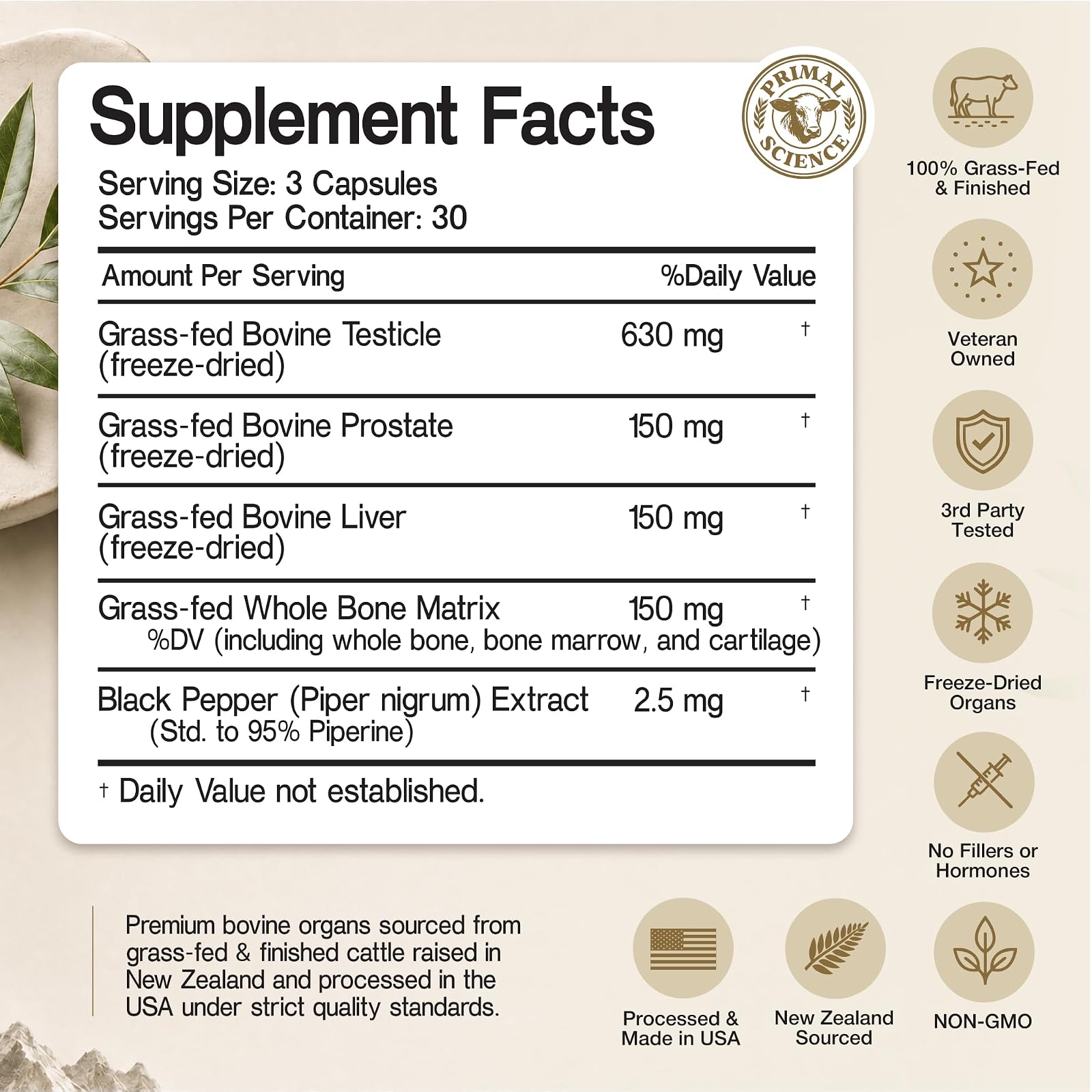 grass fed liver capsules for wellness