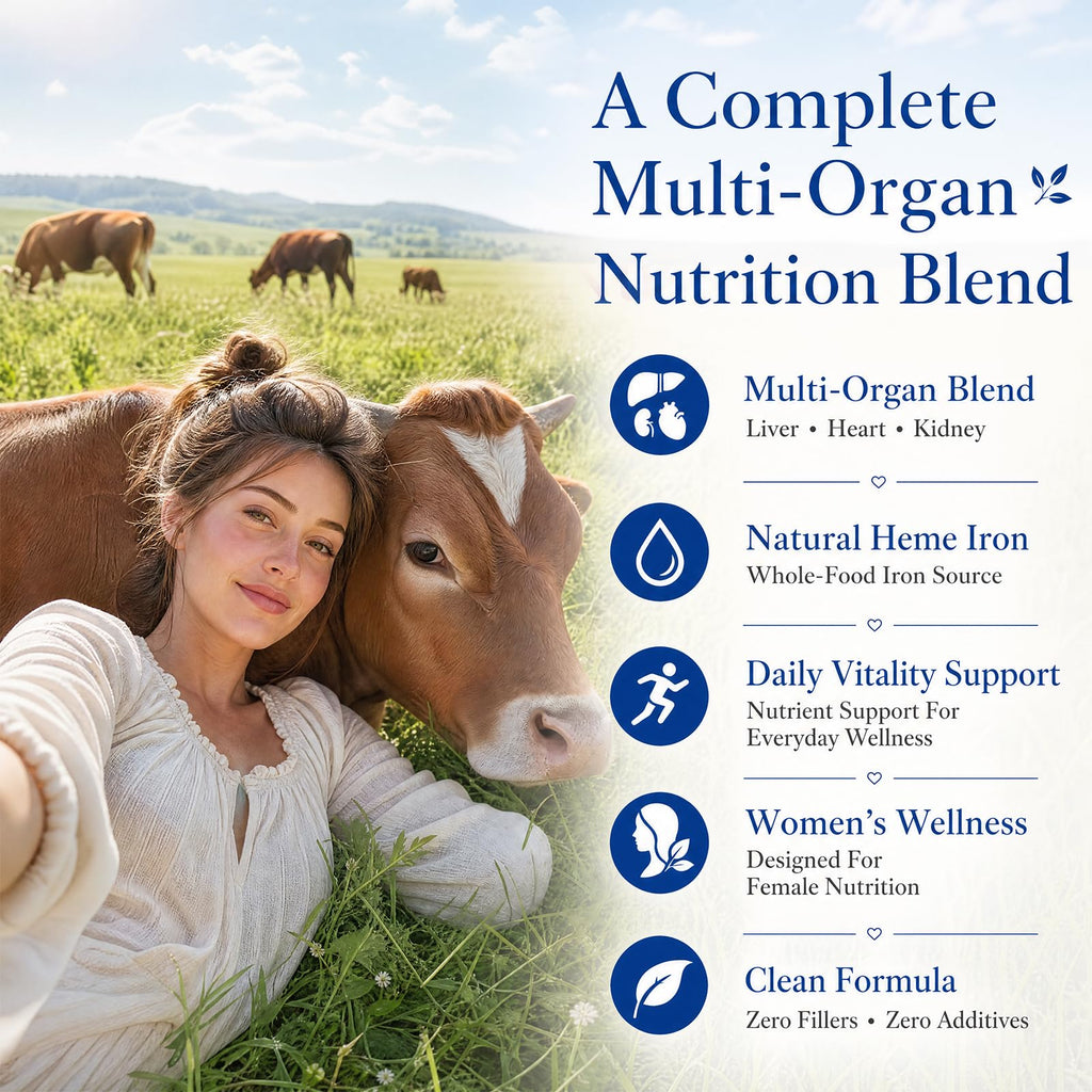 Grass-Fed liver extract for vitality