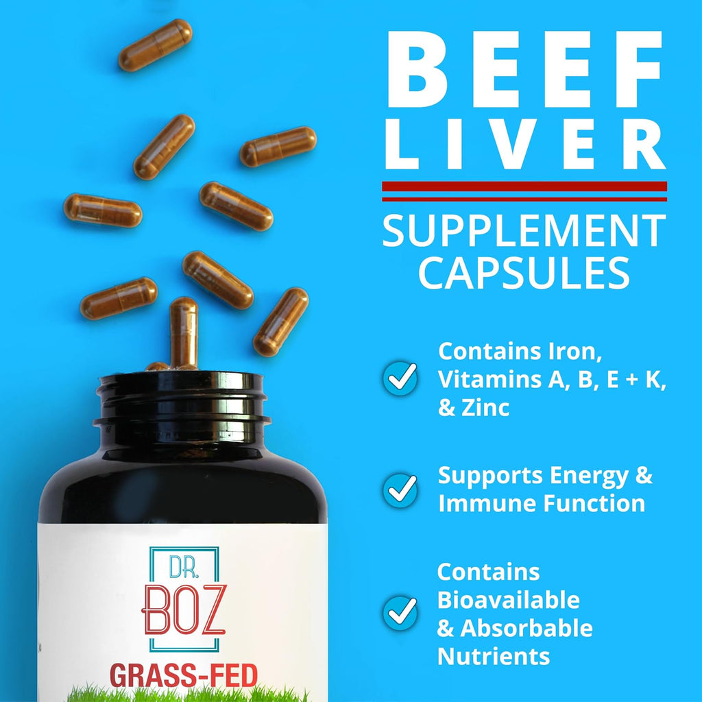 Grass fed liver extract supplement