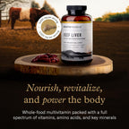 Grass fed liver for hair skin