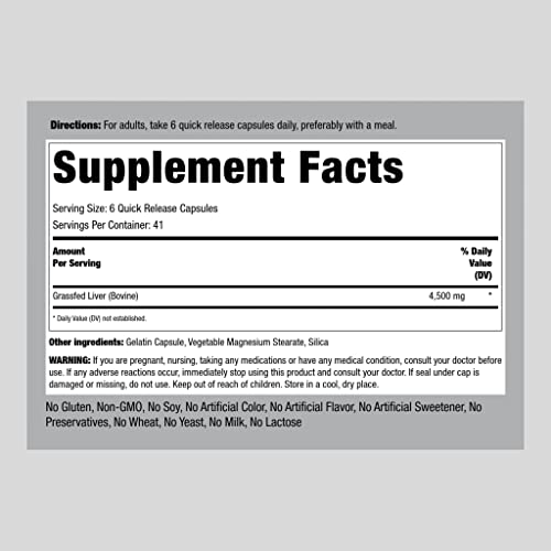 grass fed liver nutrient boost