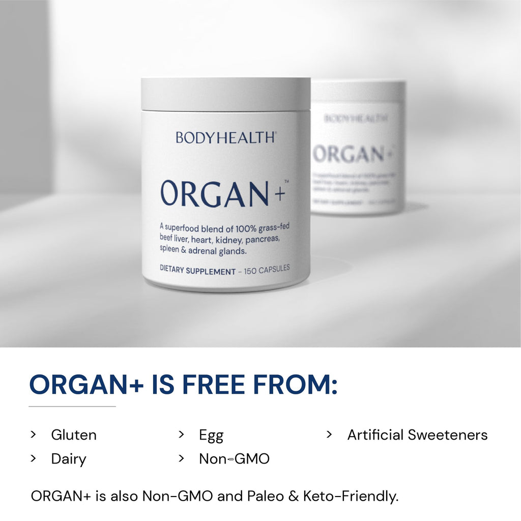 Grass-fed organ complex for wellness