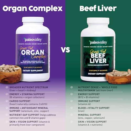 grass fed organ complex supplements