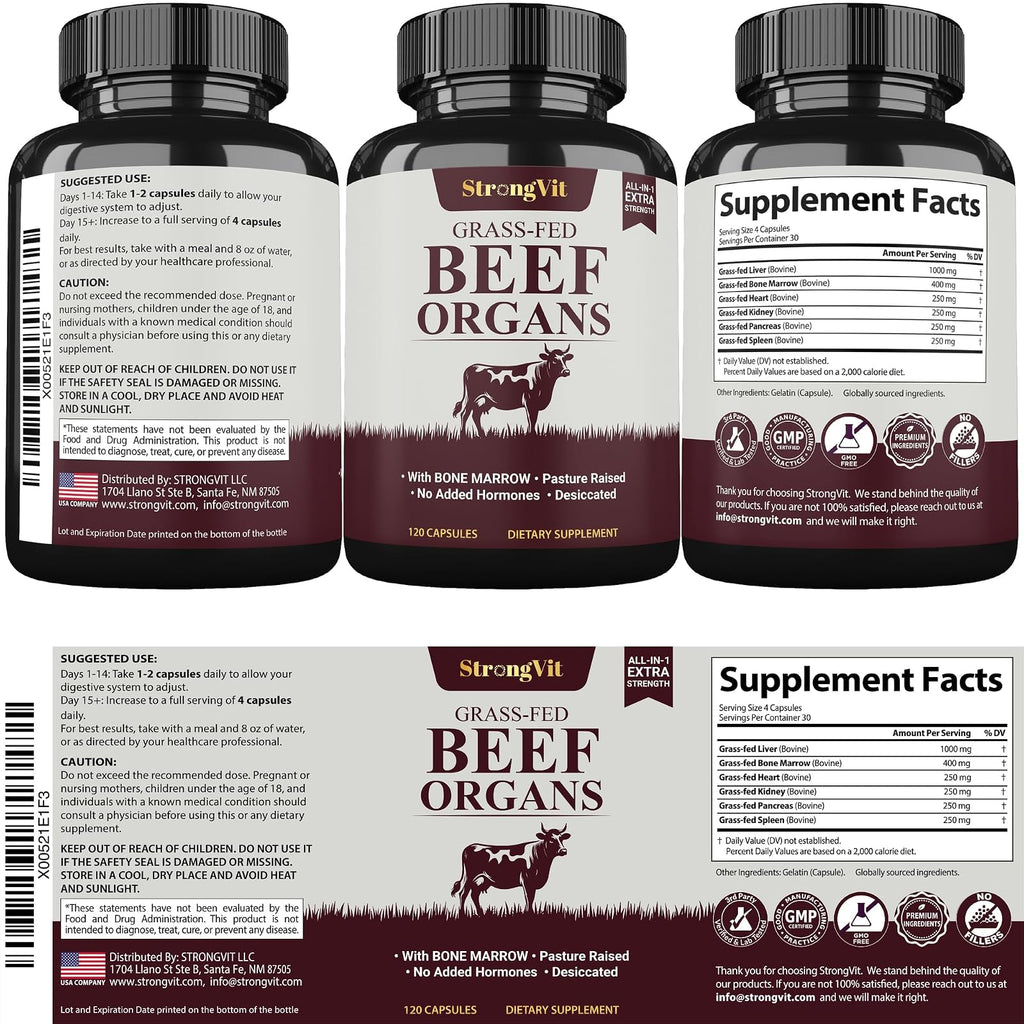 grass-fed organ meat for vitality