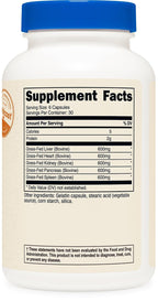 grass fed organ supplements for vitality