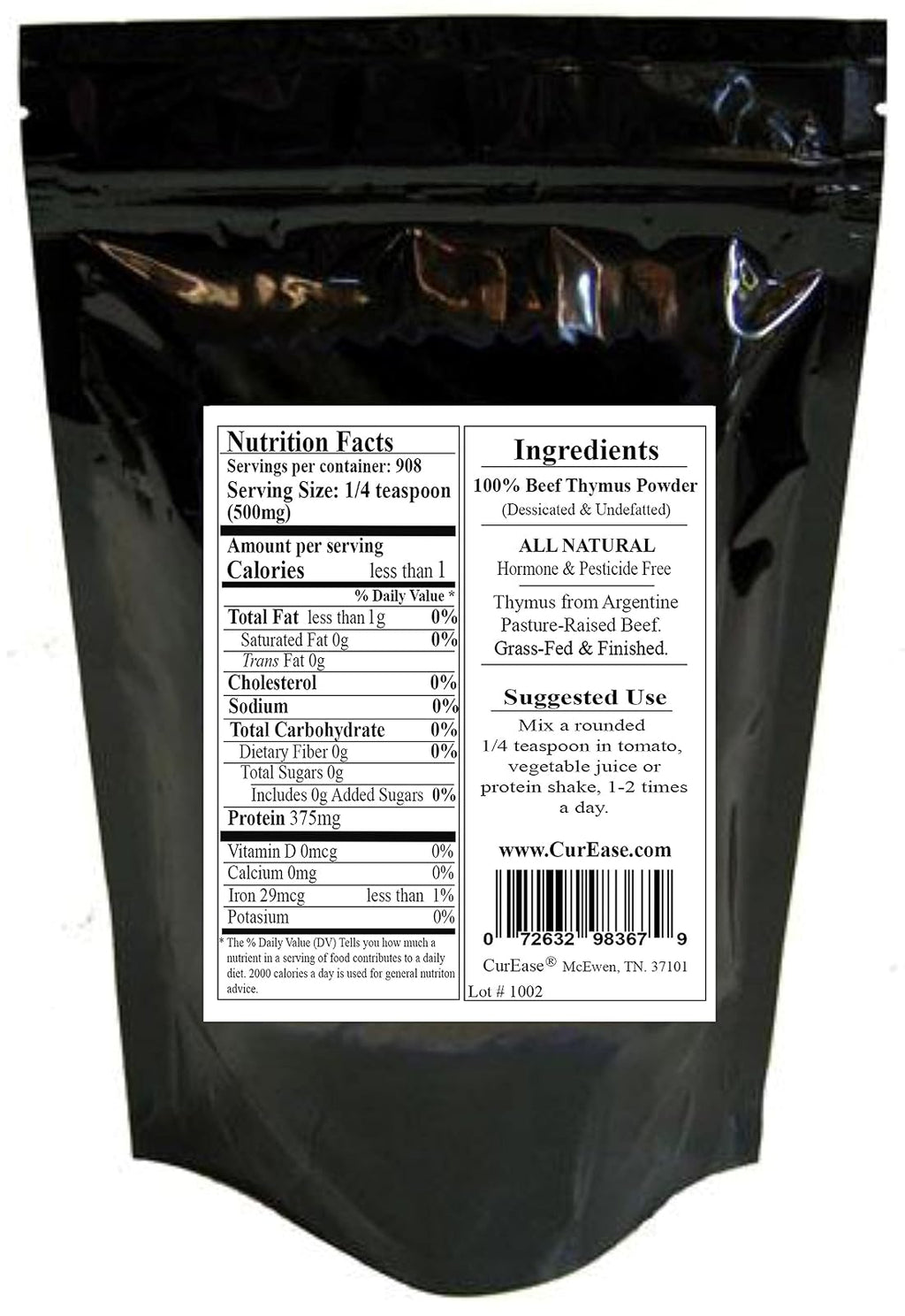 grass fed thymus extract benefits