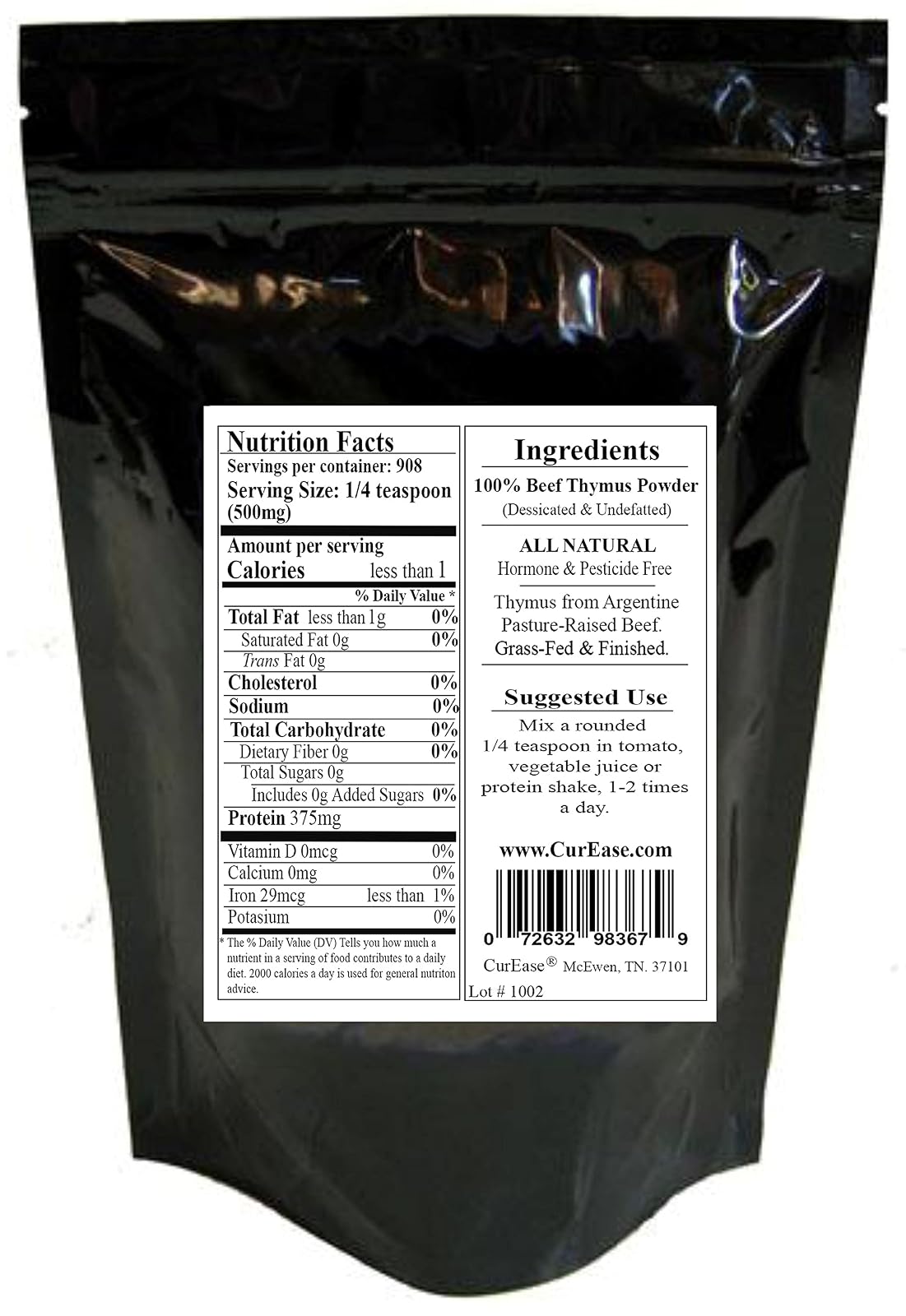 grass fed thymus extract benefits