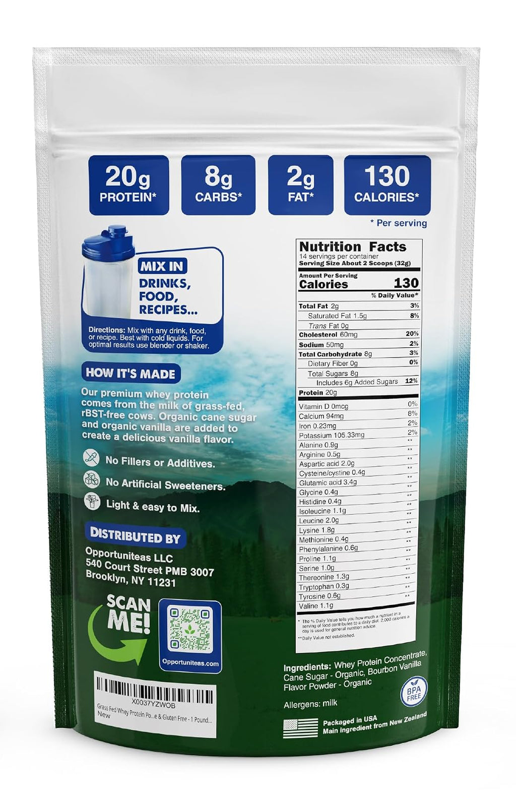 grass fed whey protein for muscle gain