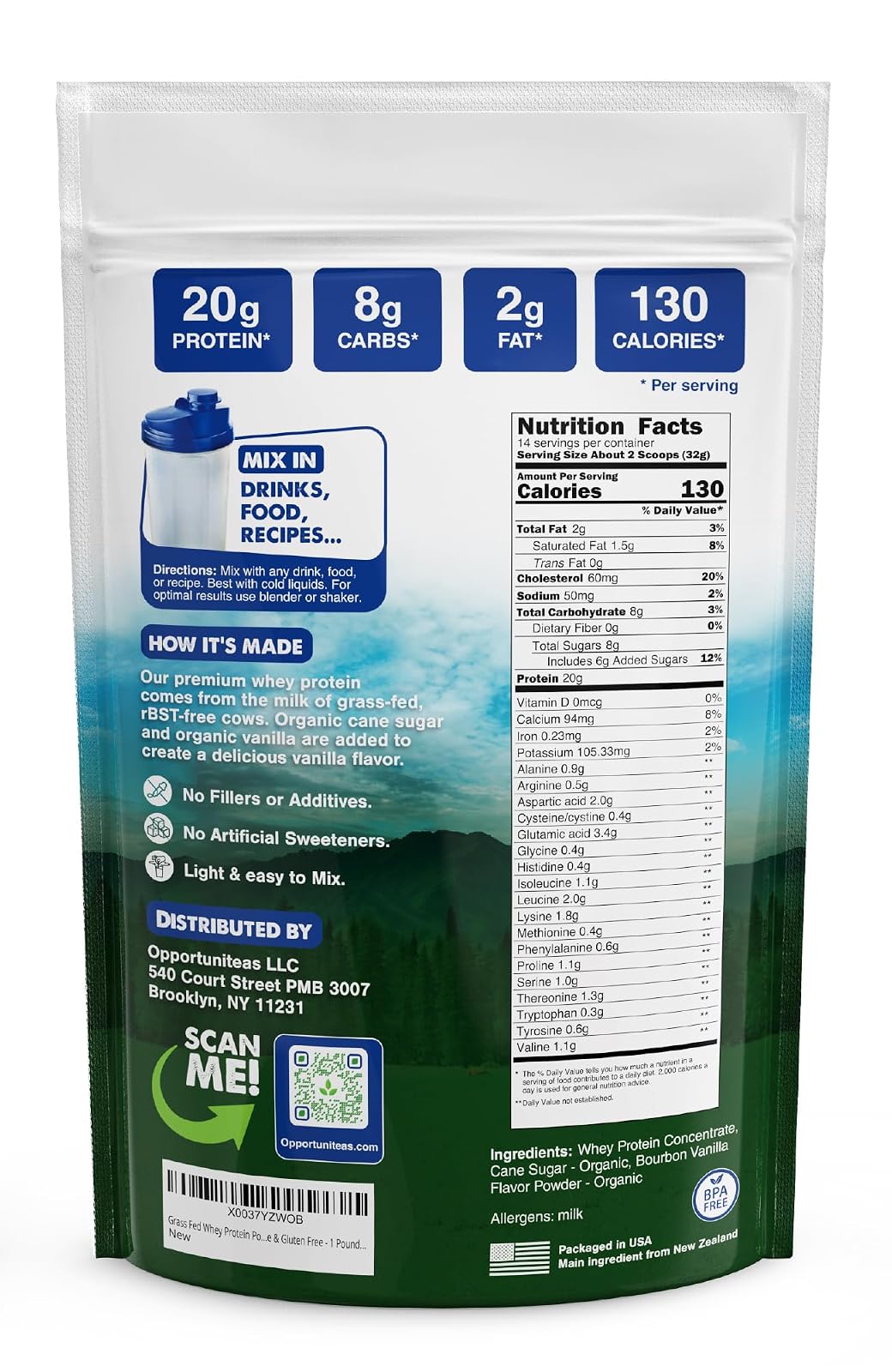 grass fed whey protein for muscle gain