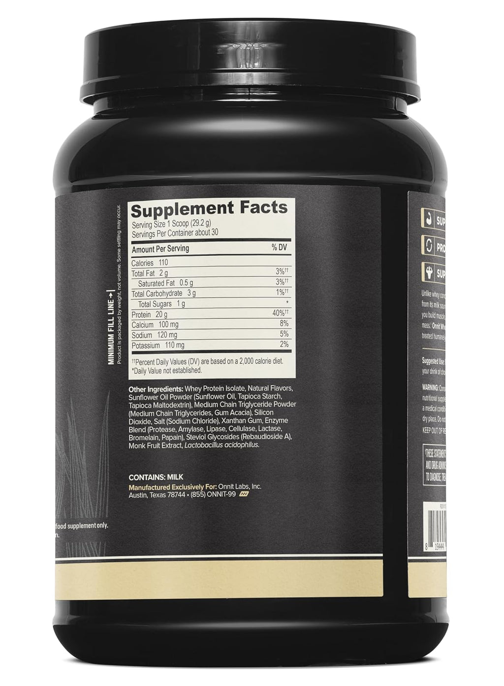 grass fed whey protein powder
