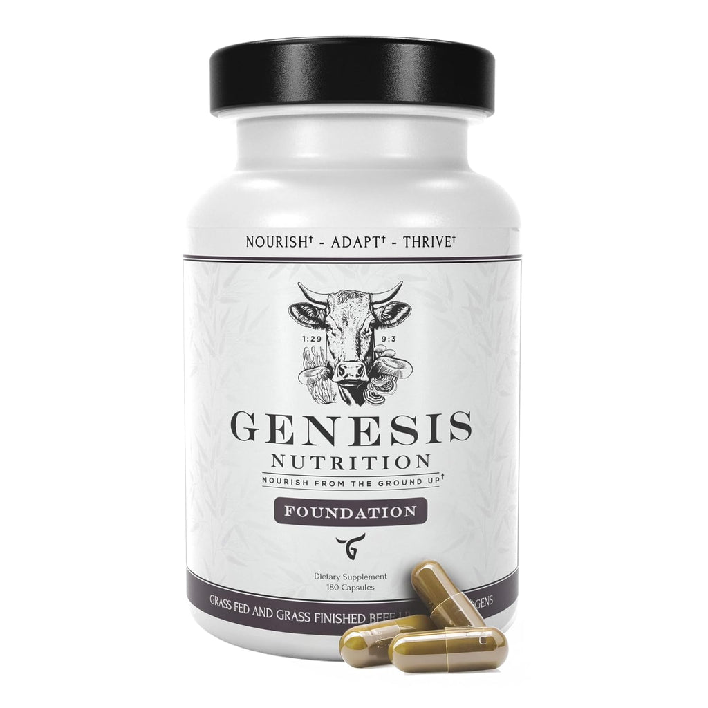 Grassfed beef liver capsules for vitality