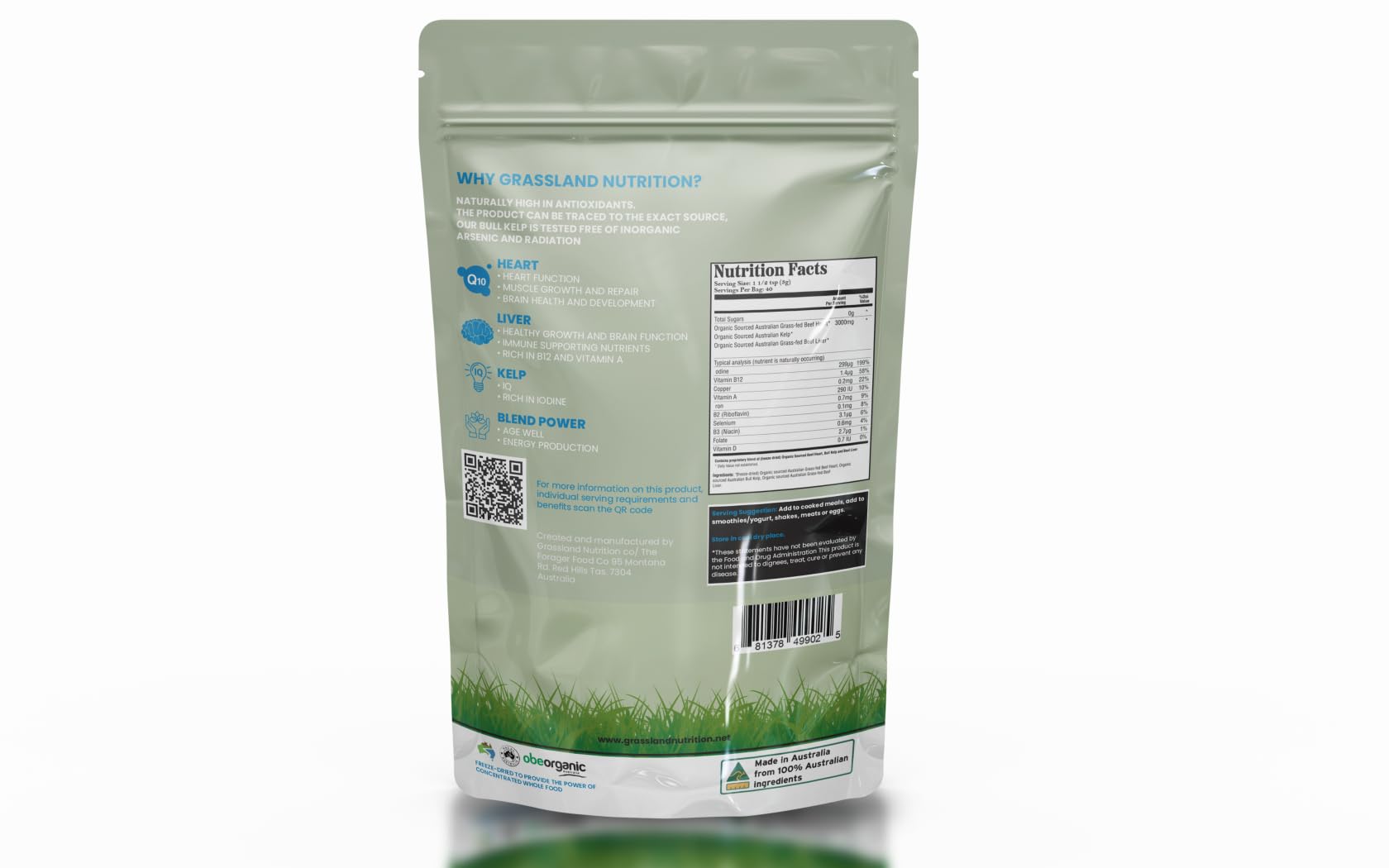 GRASSLAND NUTRITION cardio support benefits