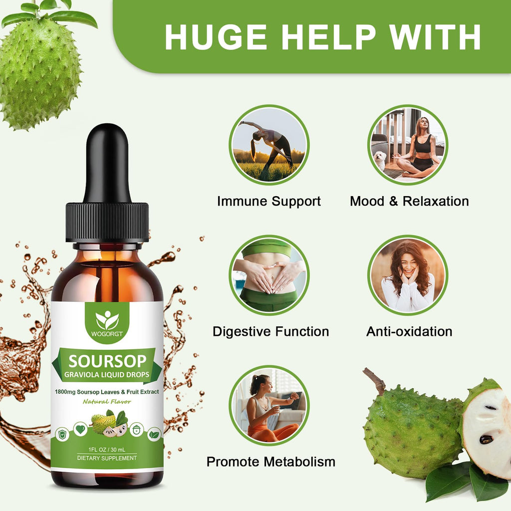 graviola bitters liquid drops benefits
