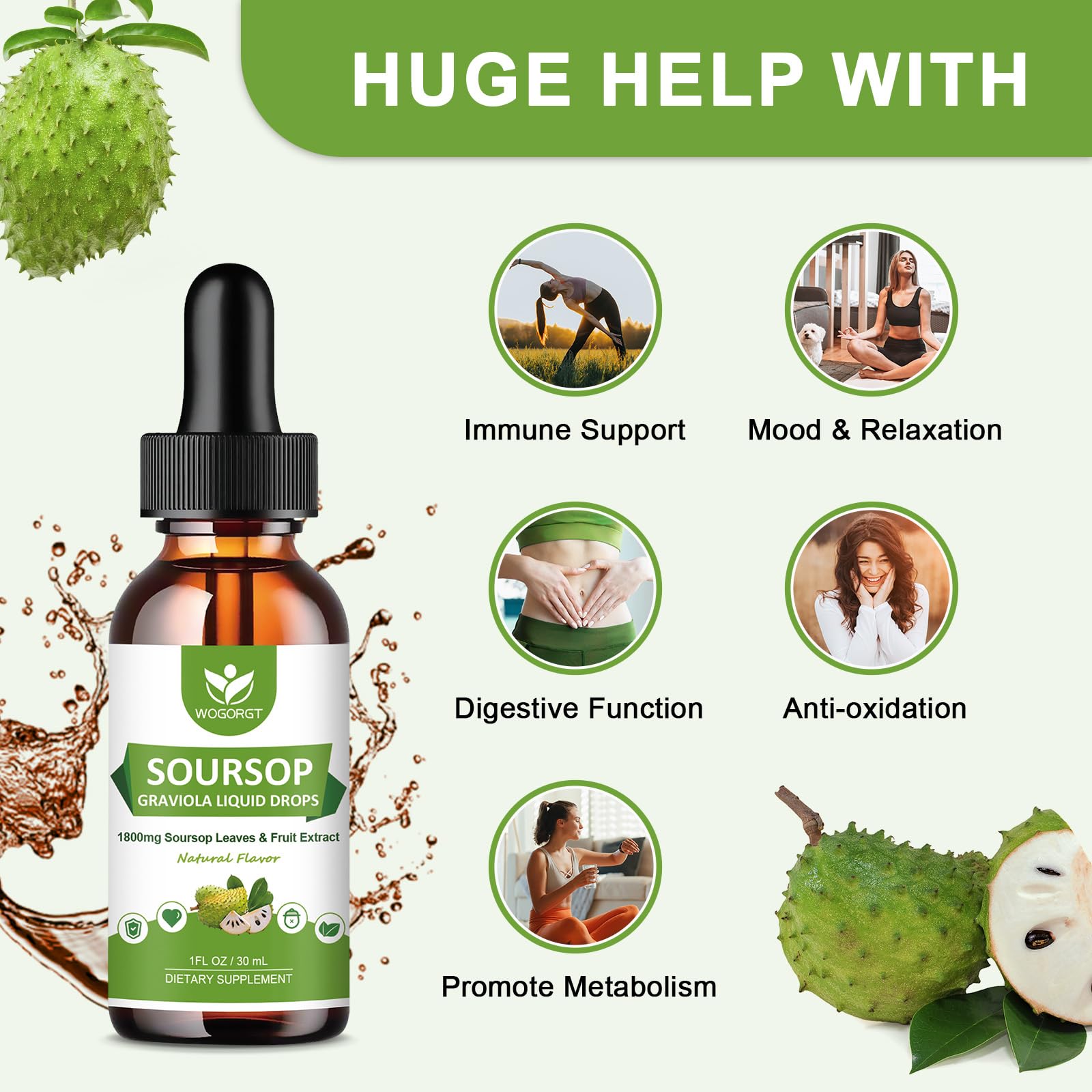 graviola bitters liquid drops benefits