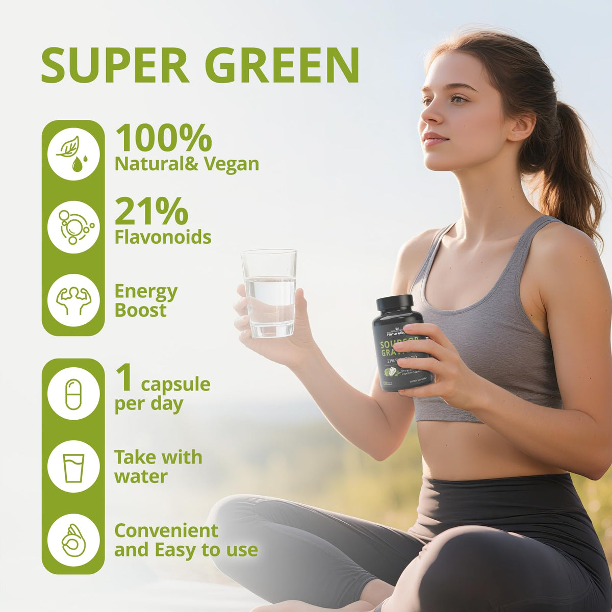 Graviola capsules for immune support