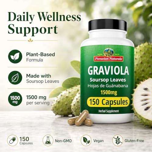 Graviola capsules for overall vitality