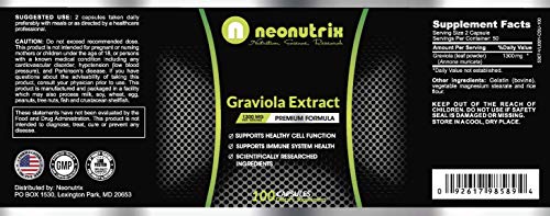 Graviola capsules for overall wellness
