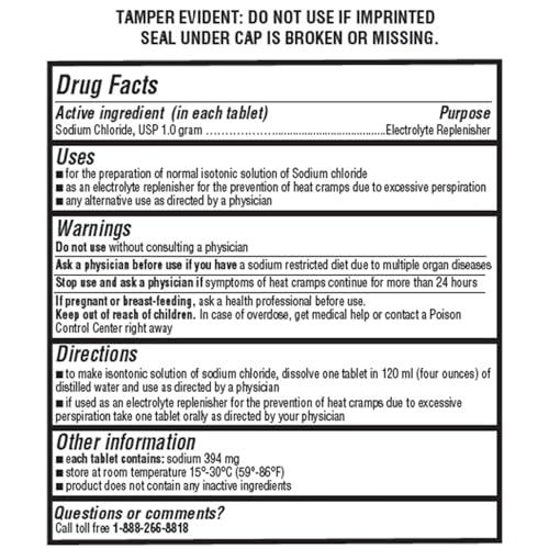 Graxcell sodium chloride for low sodium diets