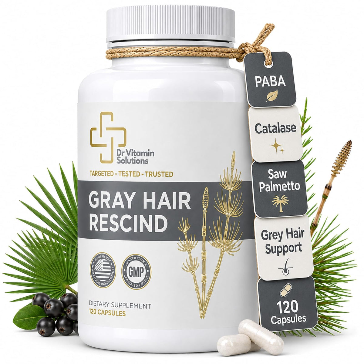 Gray Hair Rescind anti-aging capsules