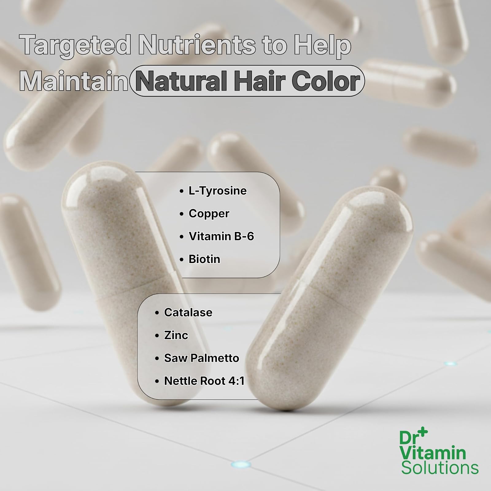 Gray Hair Rescind capsules for reversing gray hair
