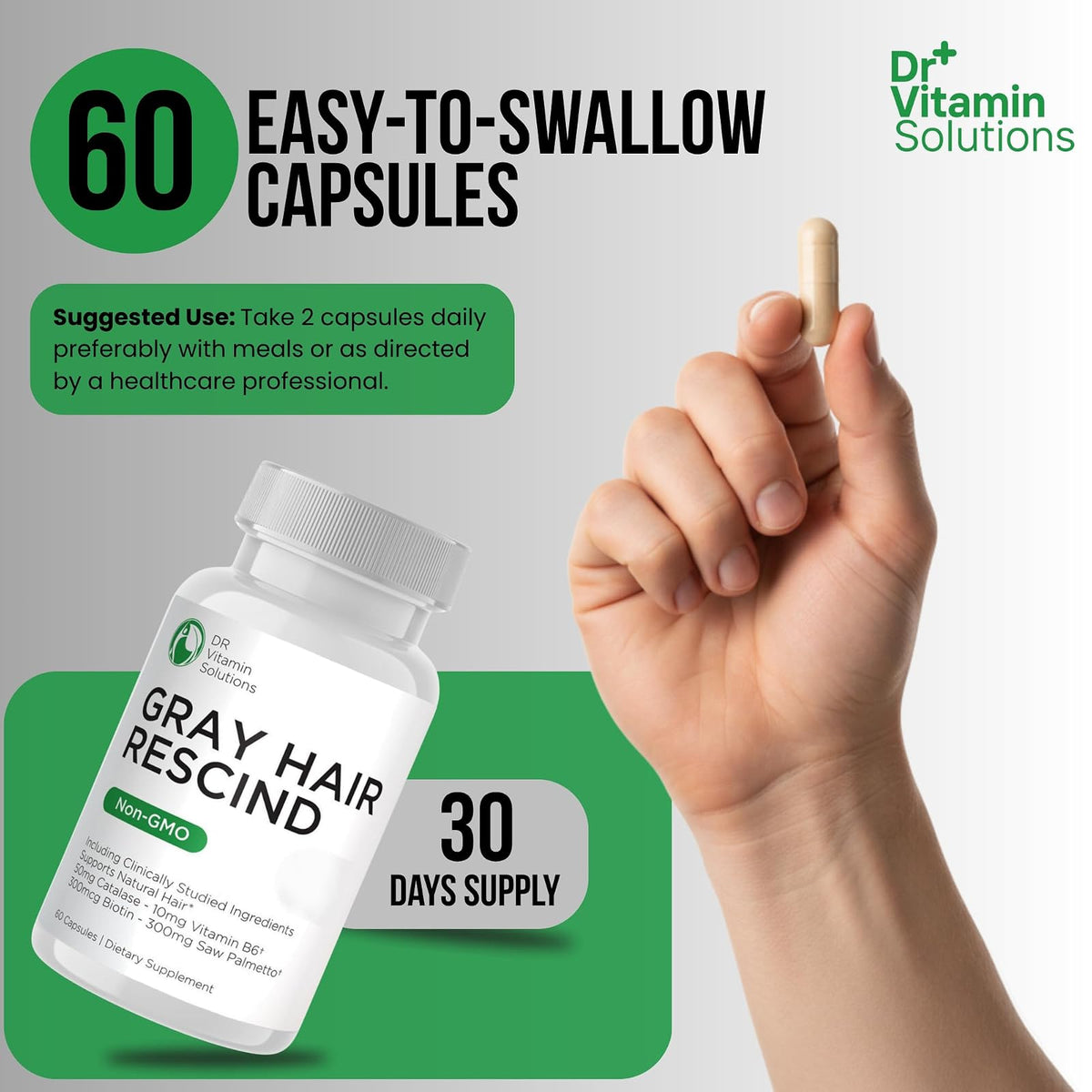 Gray Hair Rescind multivitamin for men