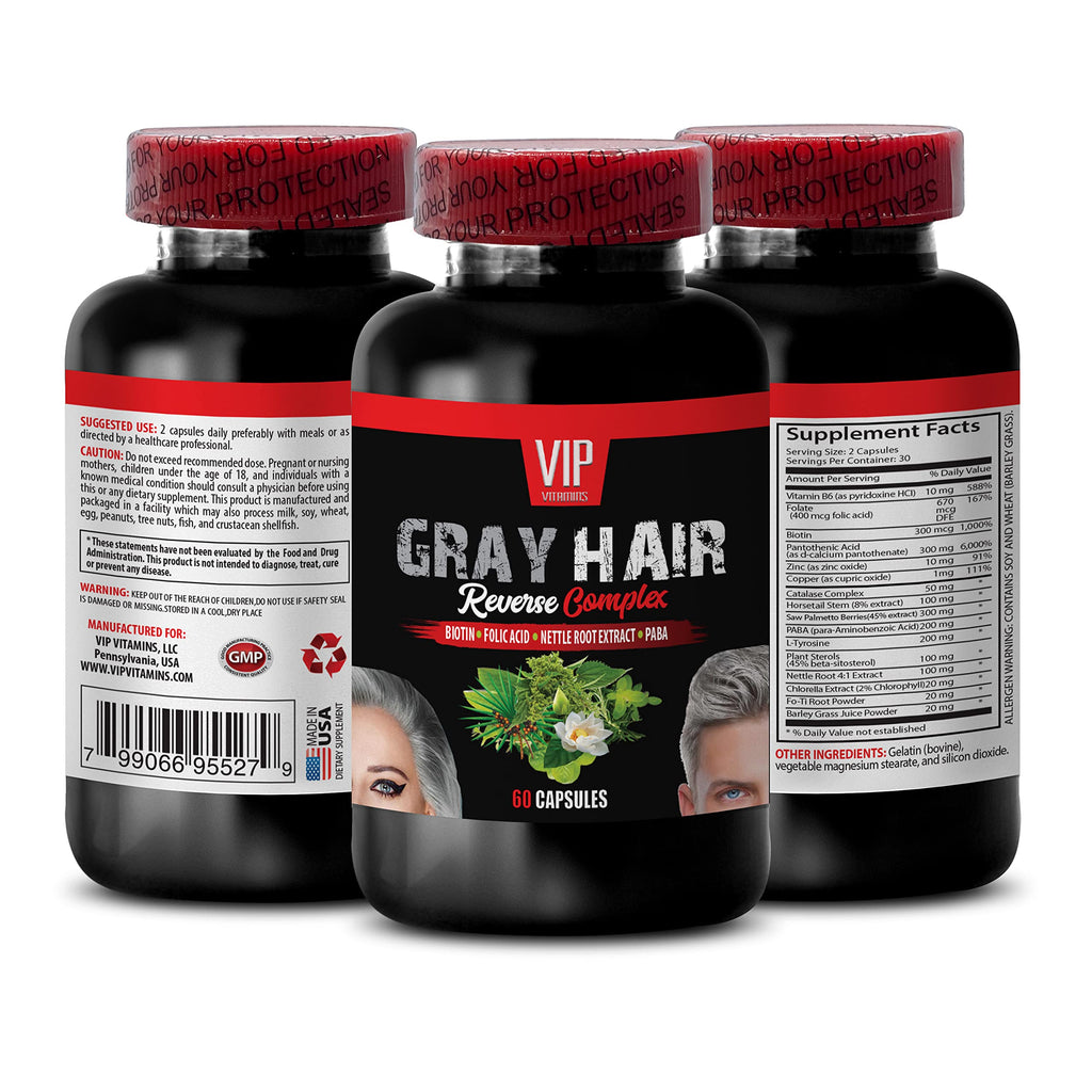 Gray hair supplement for growth