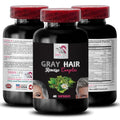 Gray hair supplement with milk thistle