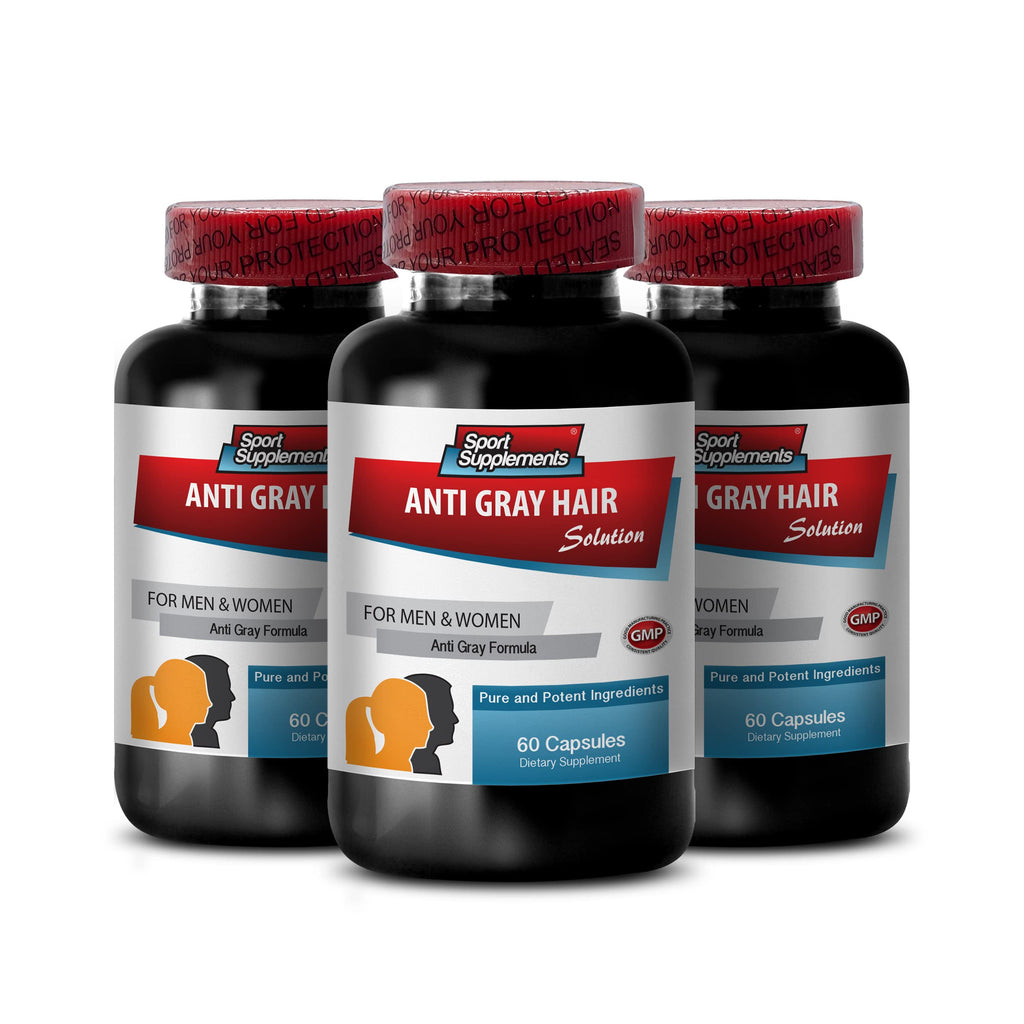 Gray hair vitamins for natural color