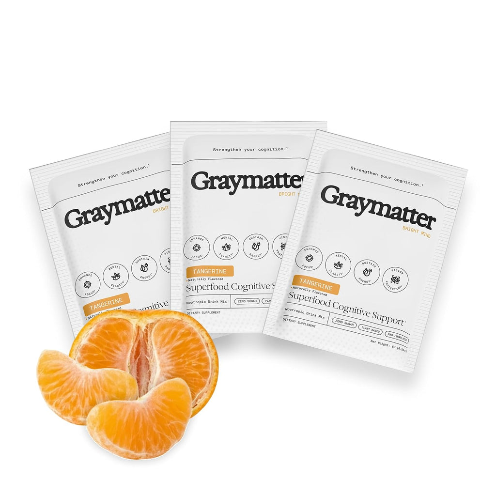 Graymatter nootropic powder tangerine flavour