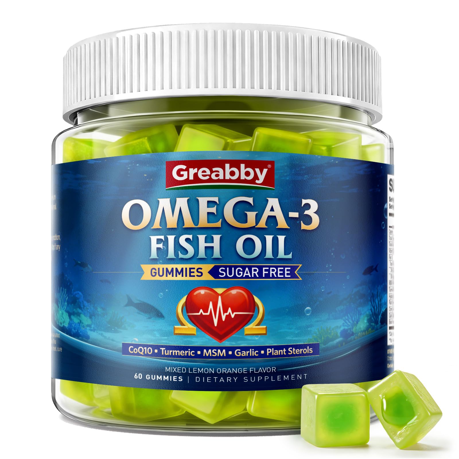 GREABBY omega 3 fish oil gummies