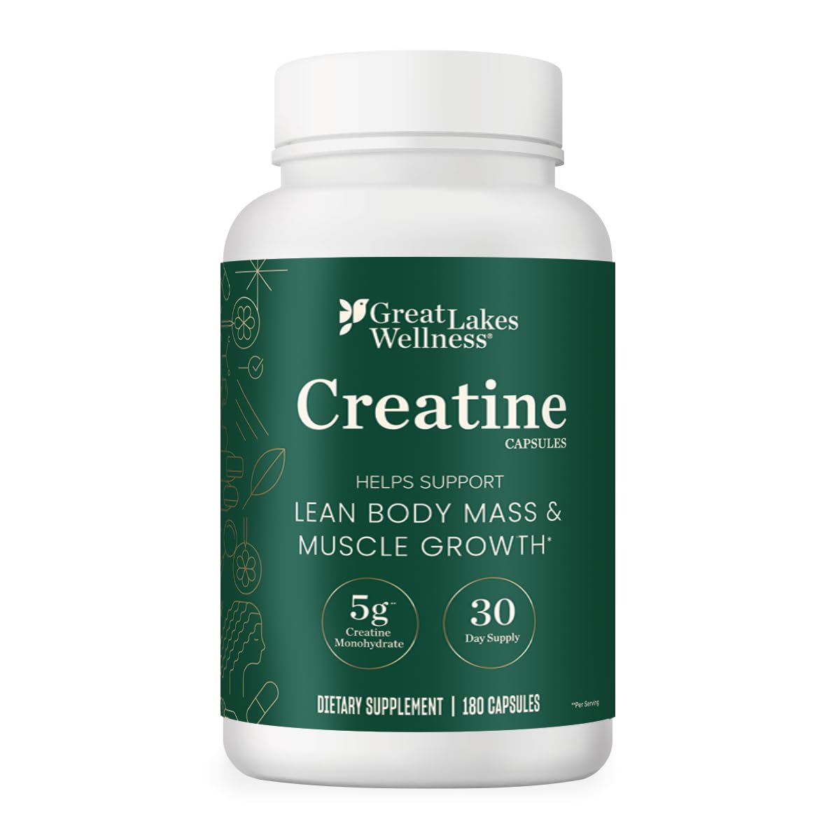 Great Lakes creatine monohydrate capsules