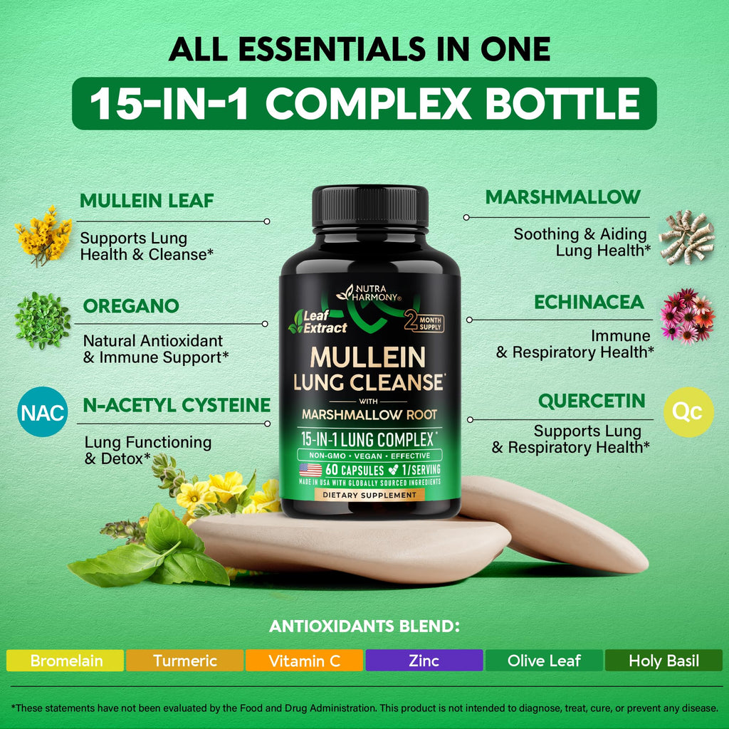 great mullein extract for respiratory relief