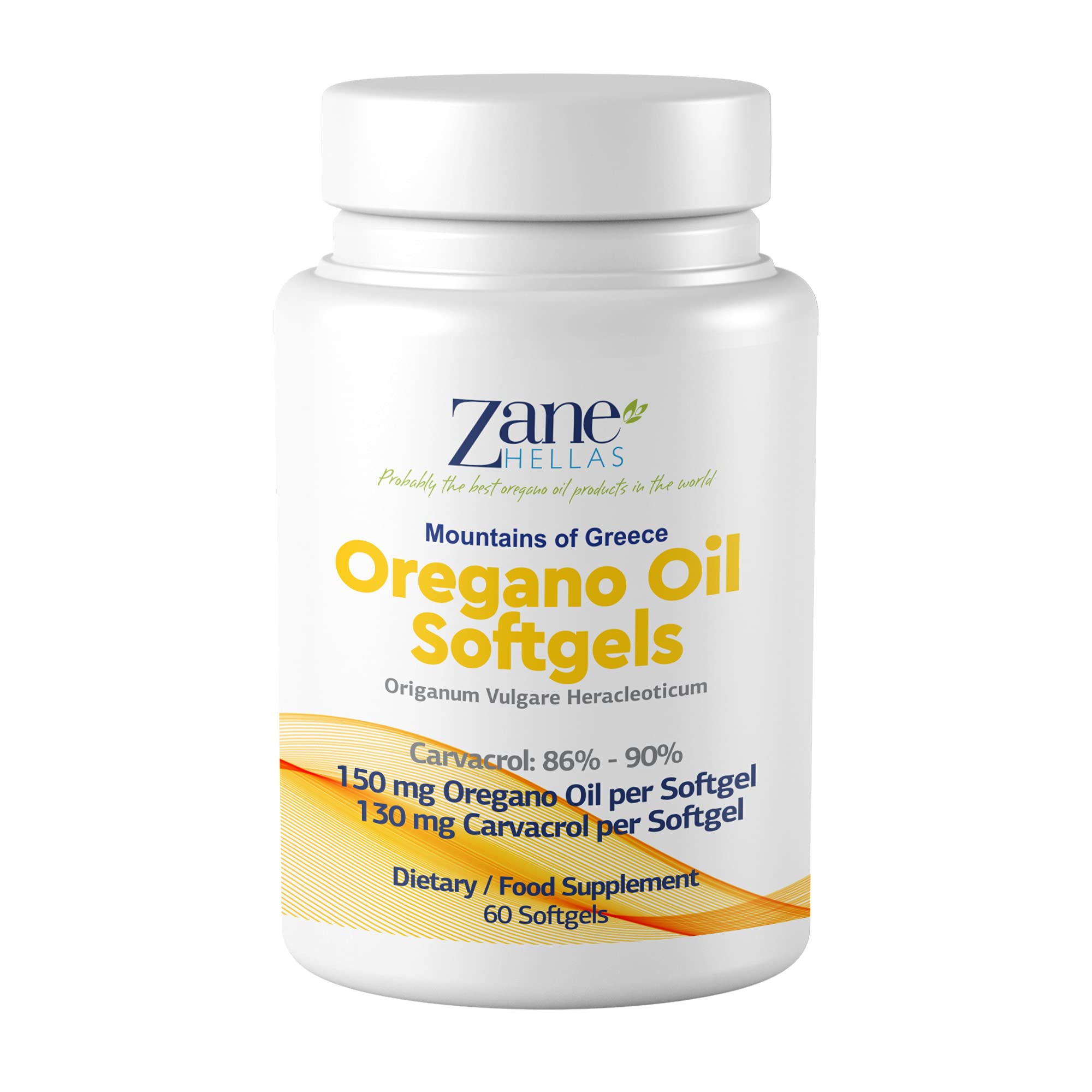 Greek essential oil oregano capsules