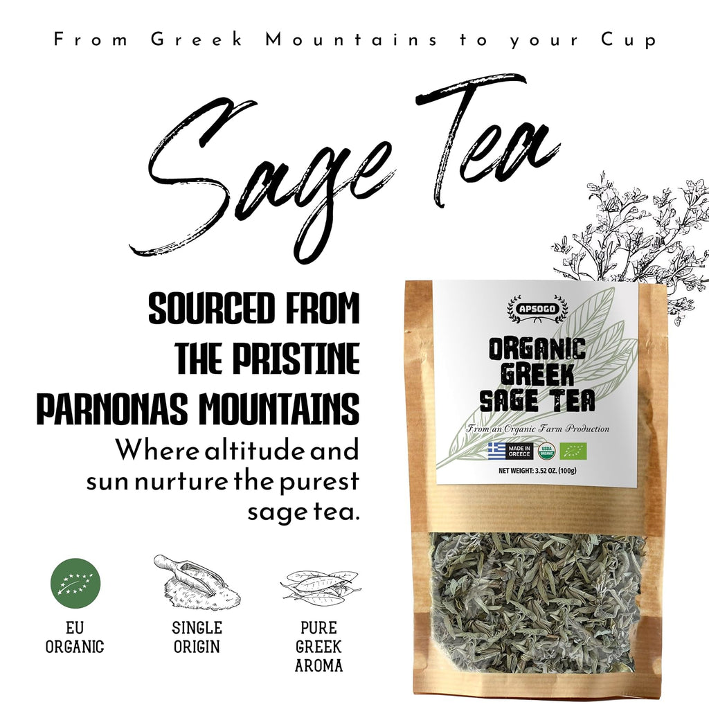 Greek sage tea for digestive health