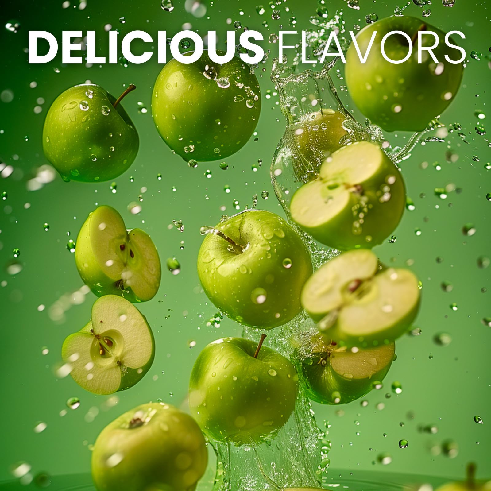 Green apple electrolyte powder for energy