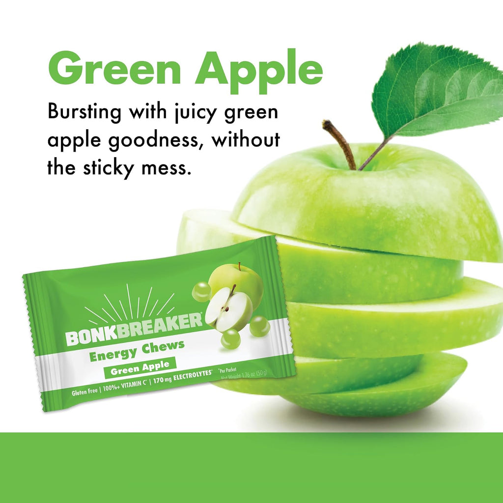 green apple endurance energy chews